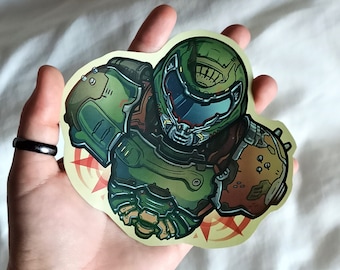Doom Slayer Sticker - Etsy