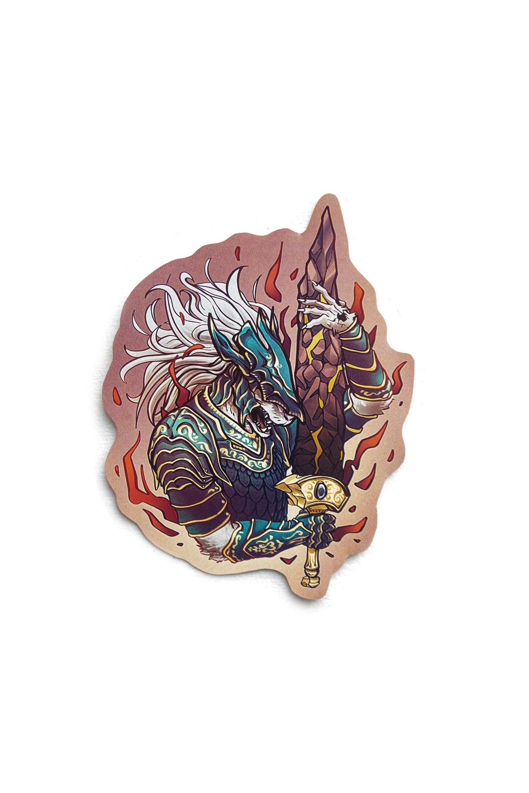 Elden Ring Sticker - Maliketh - Etsy