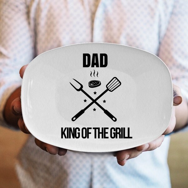 Personalized Dad Grill Plate - Etsy