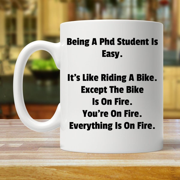 Phd Student Mug - Etsy