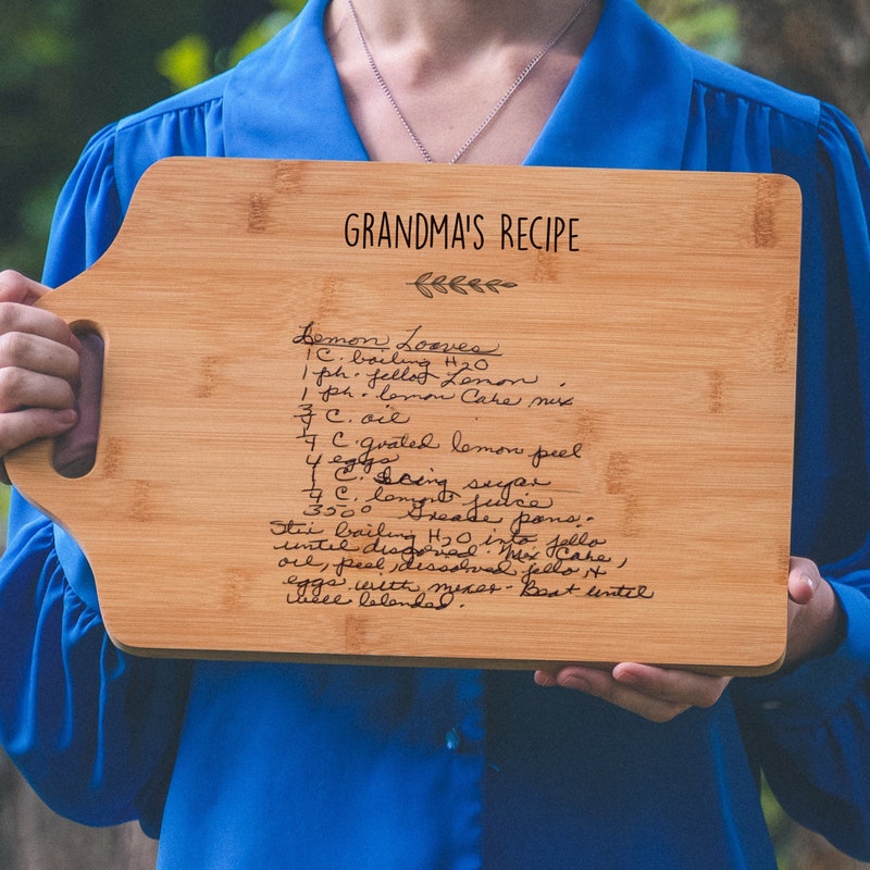 Recipe Cutting Board - Etsy