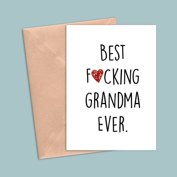 Grandma Card - Etsy