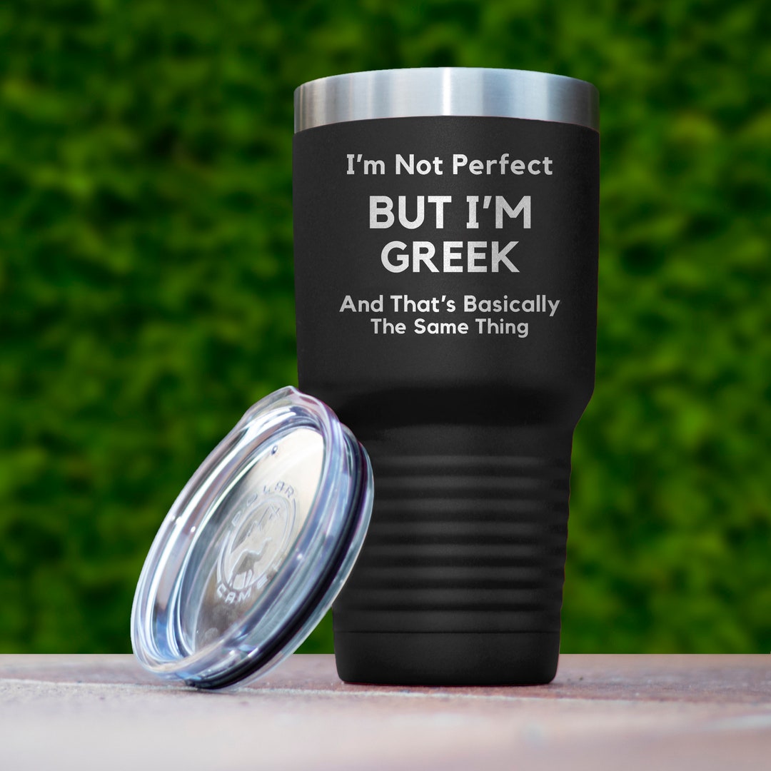 Greek Gift, Gift for Greek, Greek Pride, Greek Flag, Greek Tumbler ...