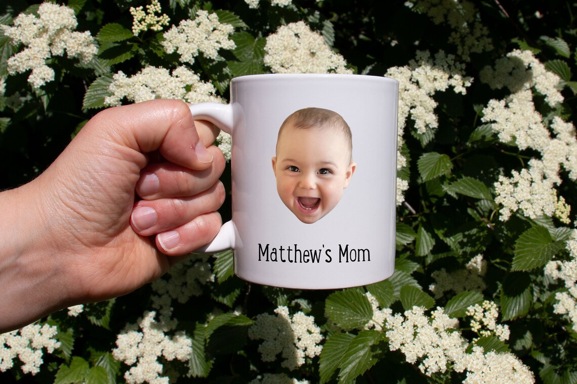 Baby Photo Gift, Baby Photo Mug, Custom Kid Mug, Personalized Photo ...