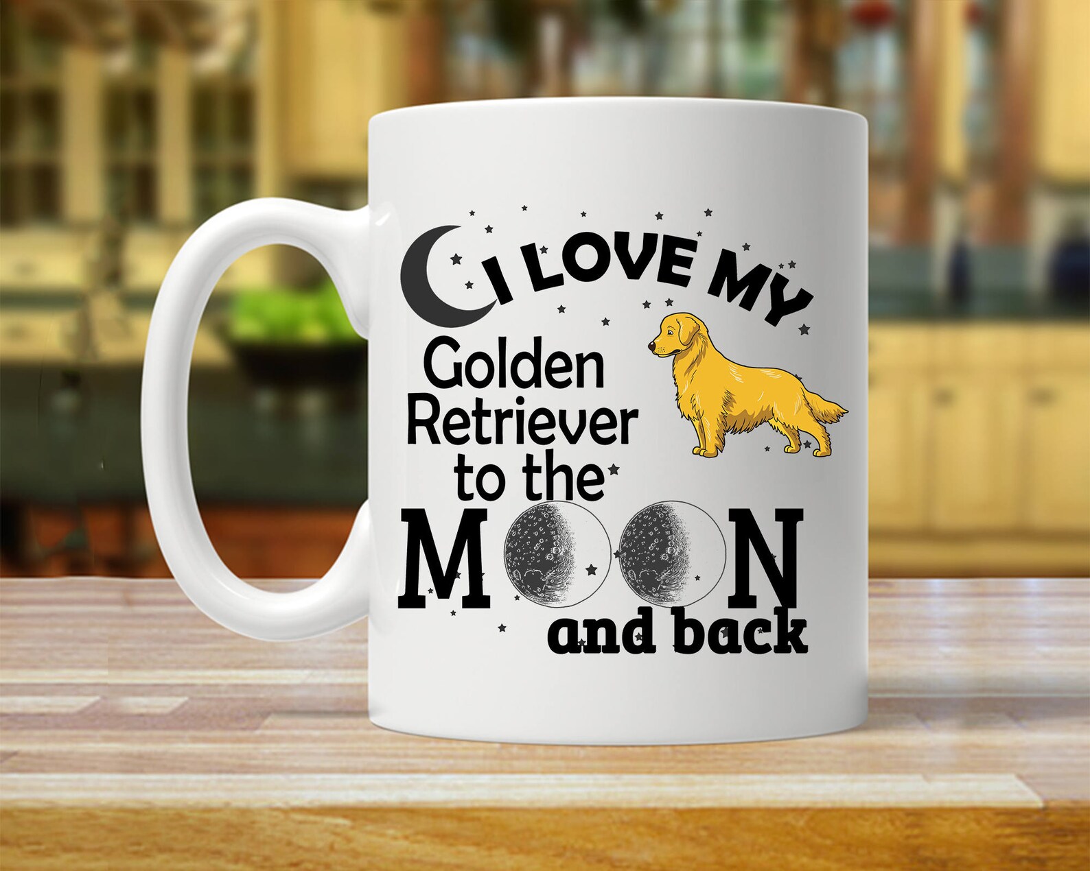 Golden Retriever Mug Golden Retriever Gift I Love My Golden - Etsy