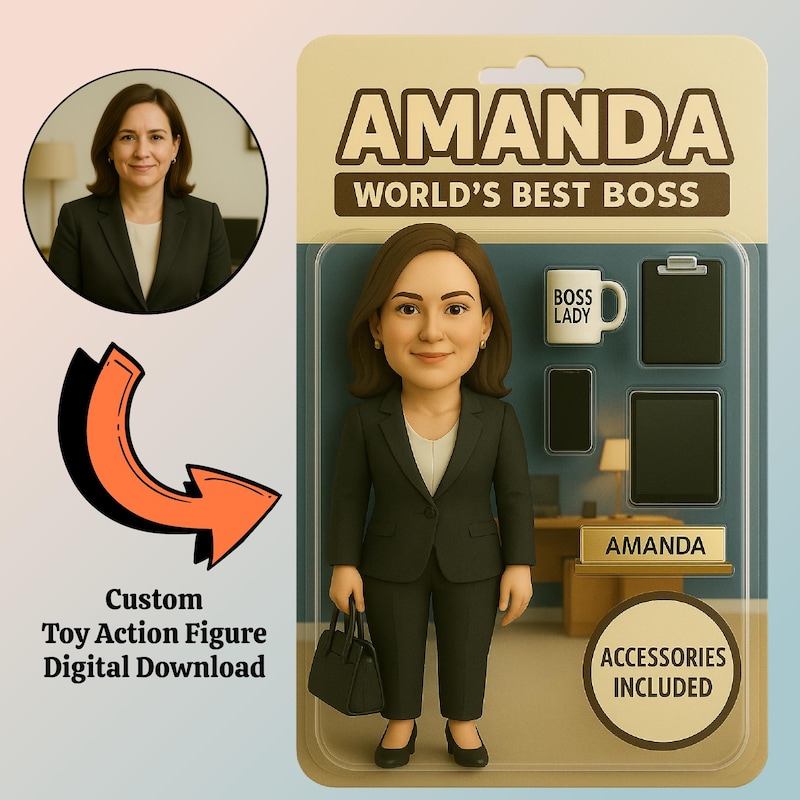 Funny Boss Action Figure - Etsy