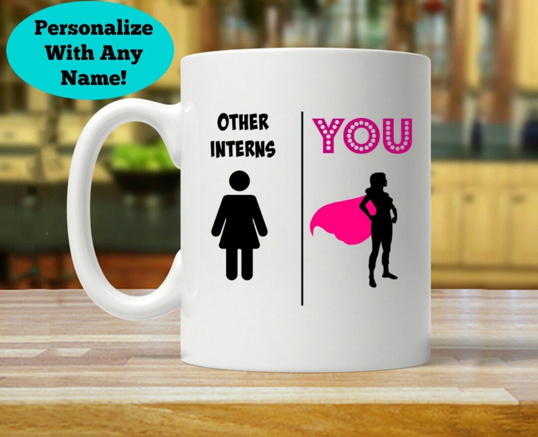 Intern Gift, Best Intern Ever, Personalized Intern Gift, Gift for ...