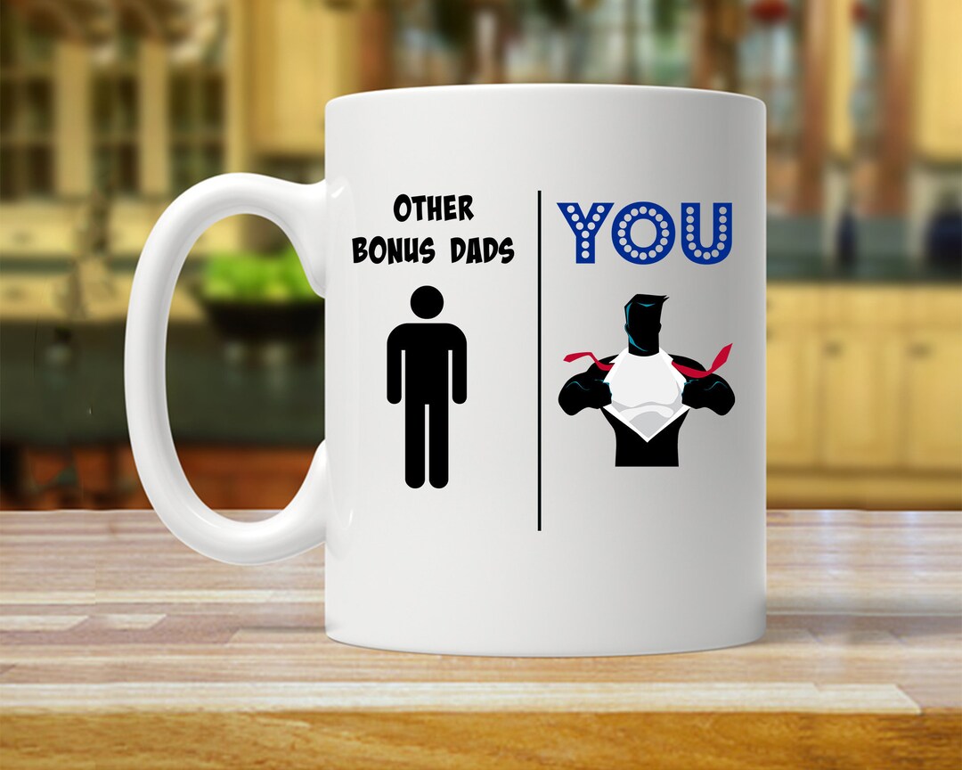 Bonus Dad Gifts, Gift for Bonus Dad, Bonus Dad Mug, Super Bonus Dad ...