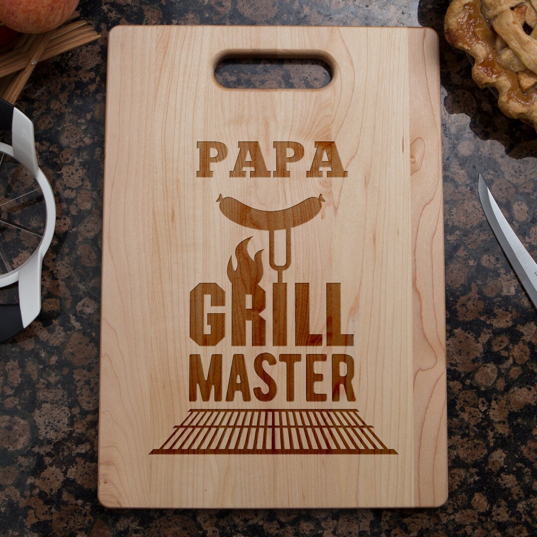 Papa Cutting Board, Papa Gift, Personalized Cutting Board, Gift for ...
