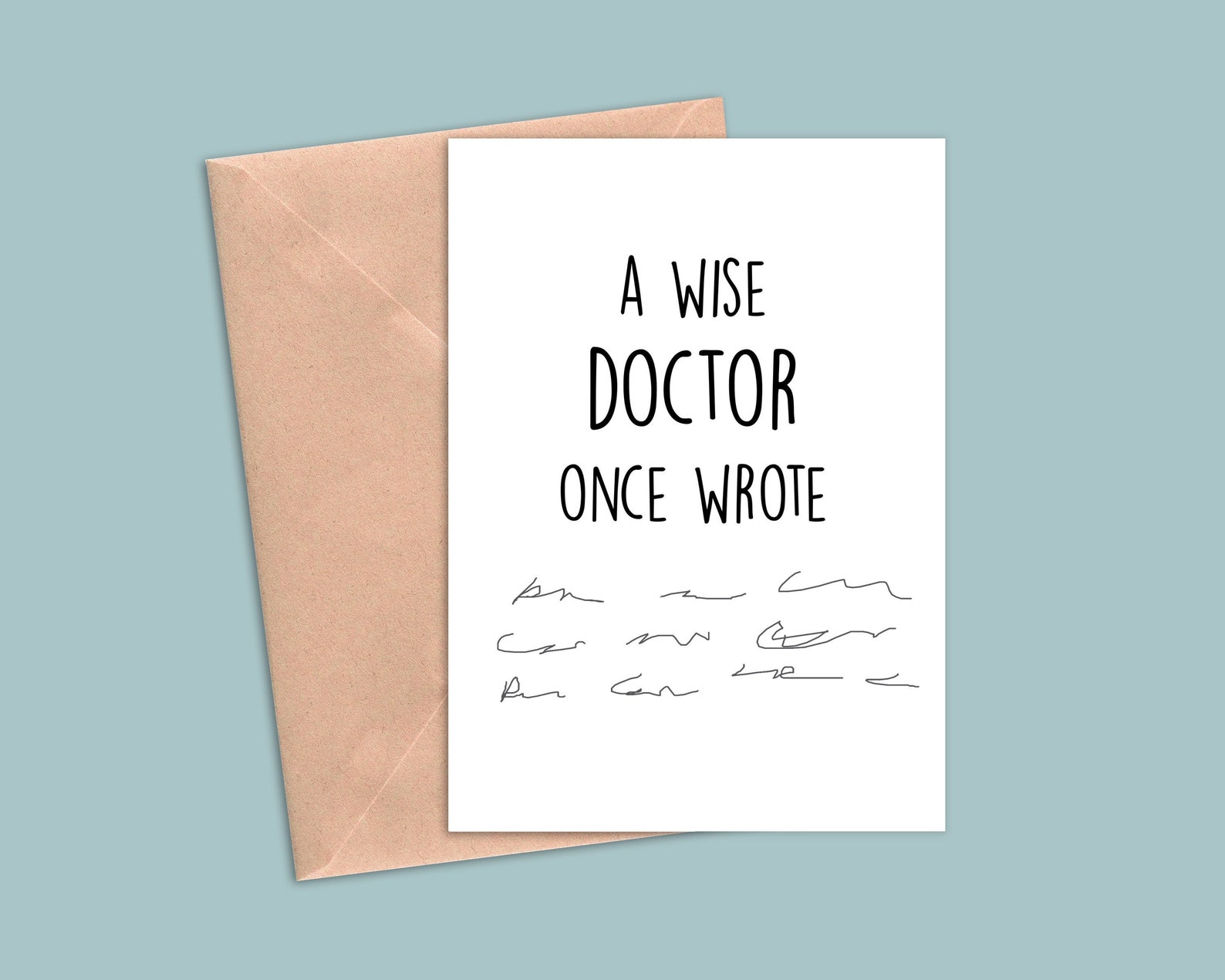A Wise Doctor Once Wrote - Etsy UK
