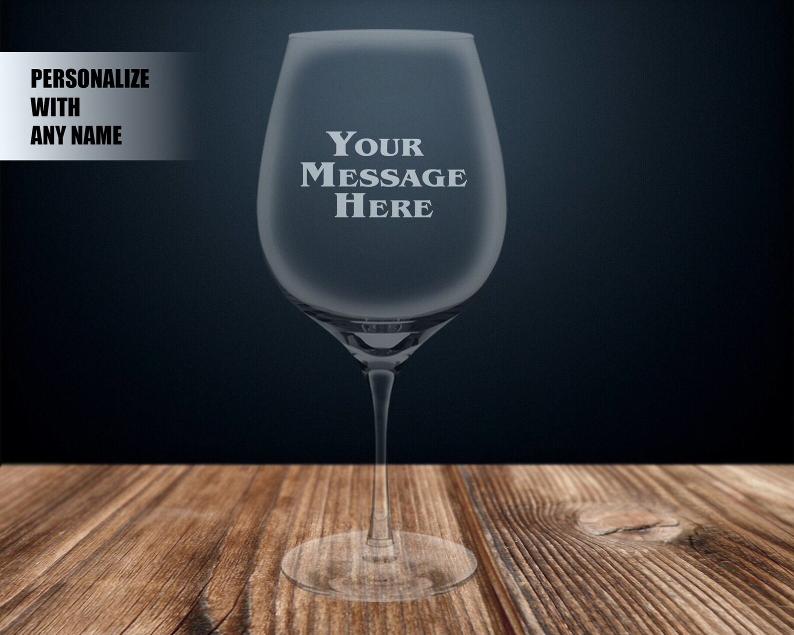Personalized Wine Glass Custom Wine Glass Your Text Wine - Etsy