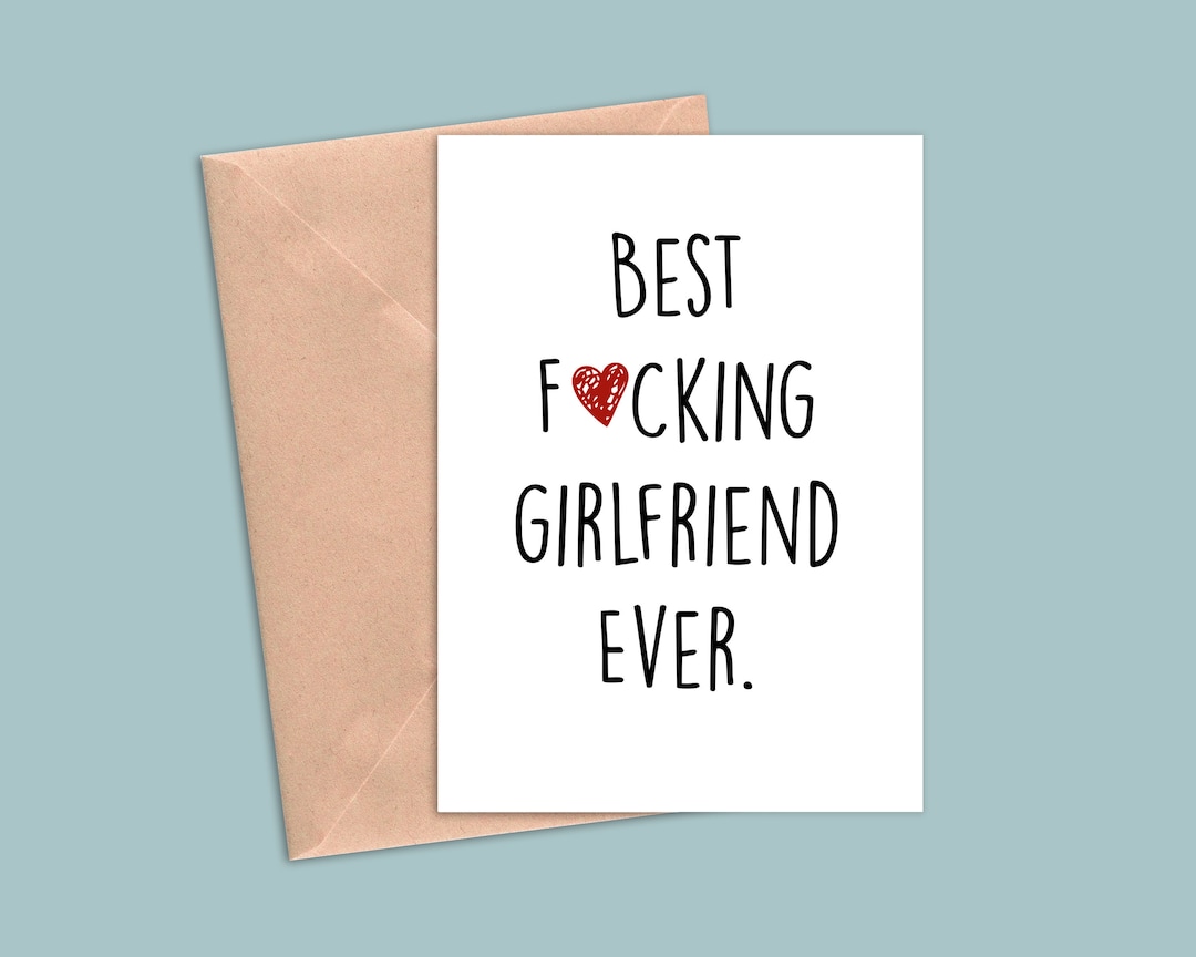 Funny Card for Girlfriend, Girlfriend Birthday Card, Card for ...