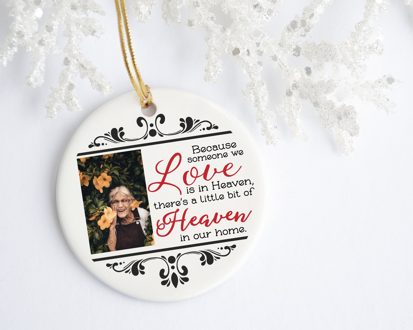 Grandma memorial ornament memorial ornament in memory | Etsy