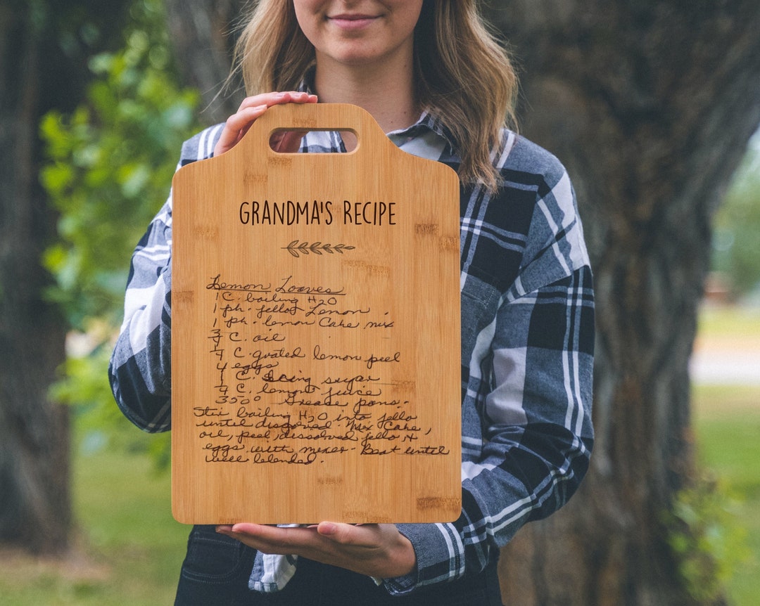 Recipe Cutting Board, Customized Recipe Cutting Board, Personalized ...