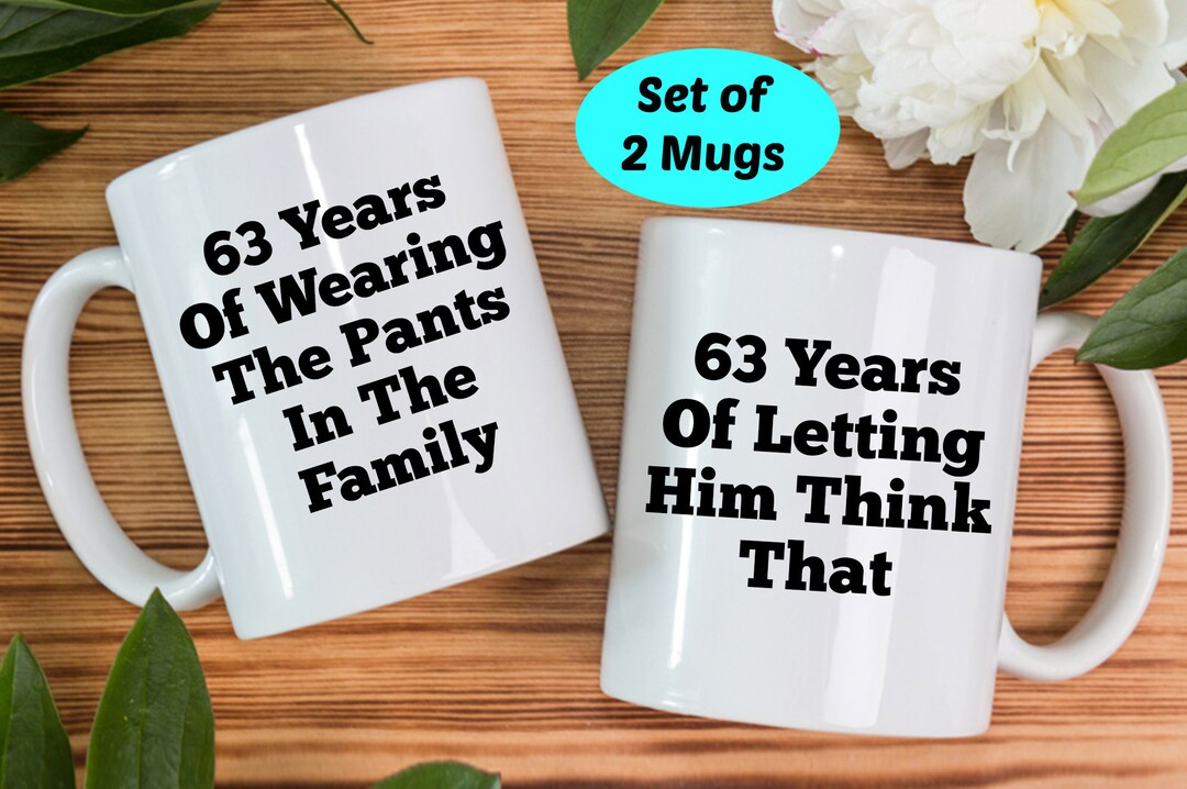 63rd Anniversary Gifts, 63rd Anniversary Mugs, 63rd Wedding Anniversary ...