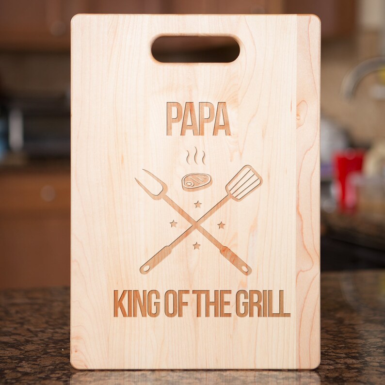 Papa Gift, Gift for Papa, Papa's Kitchen, Papa Cutting Board ...