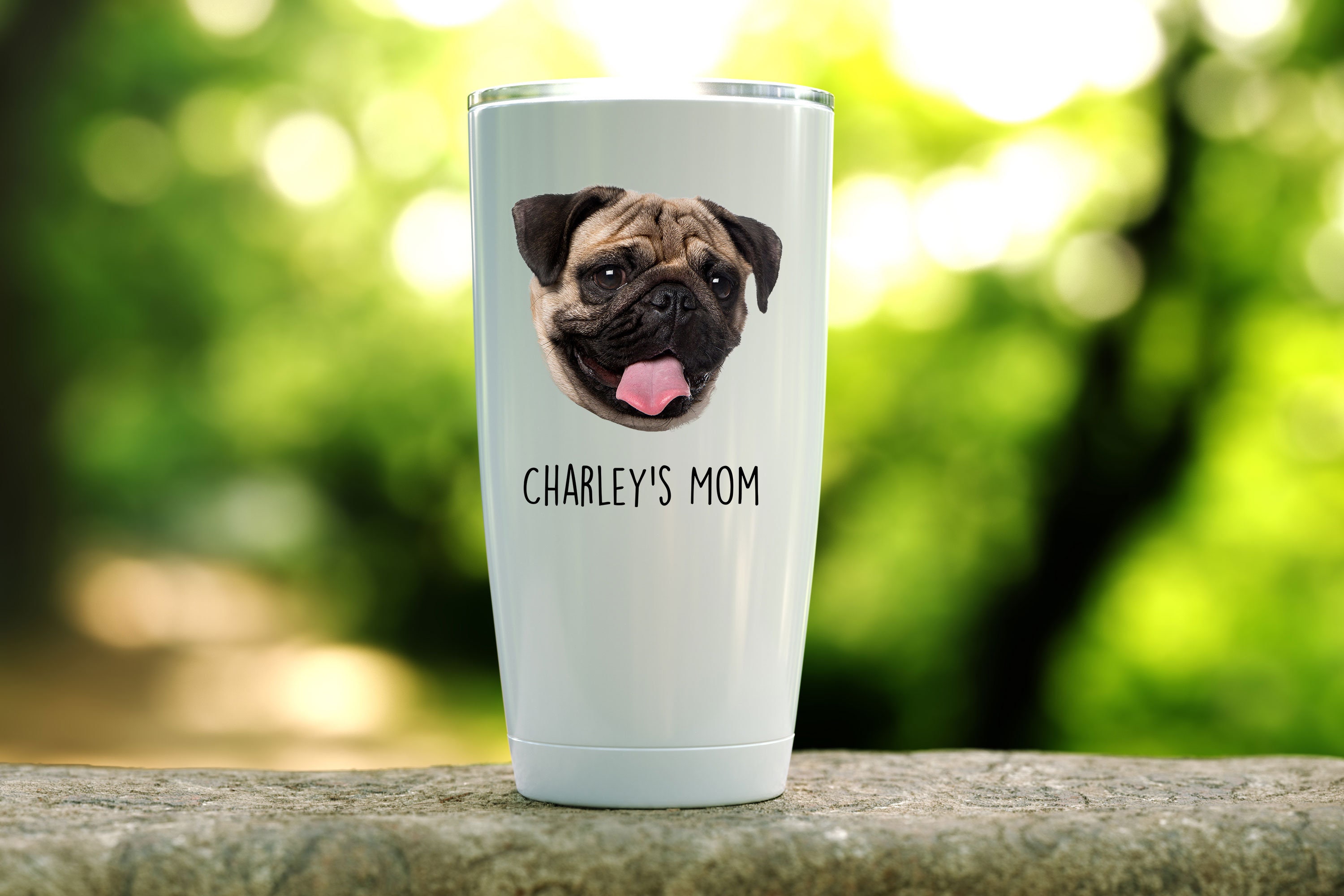 Personalized Pug Gift Pug Mom Gift Pug Gift Pug Tumbler | Etsy