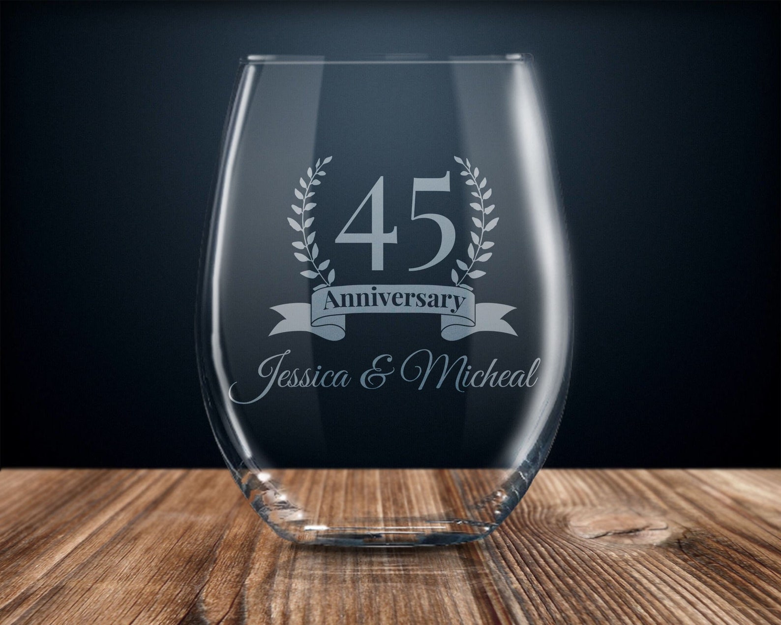 45 year anniversary gift 45th anniversary gift personalized | Etsy