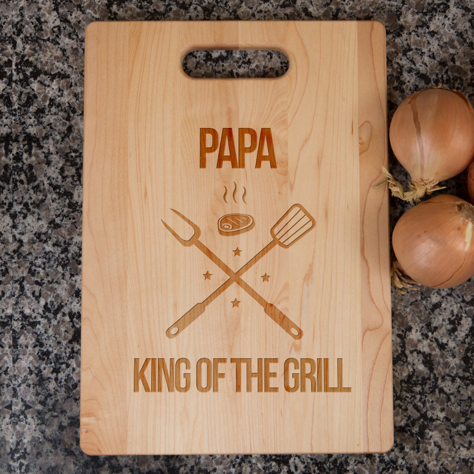 Papa Gift, Gift for Papa, Papa's Kitchen, Papa Cutting Board ...