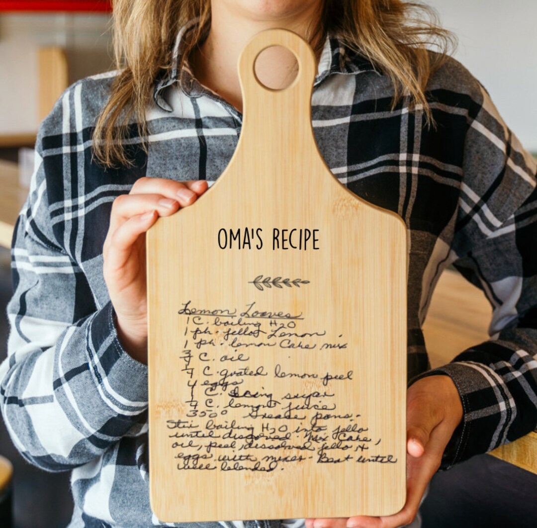 Personalized Oma Recipe Cutting Board, Oma's Kitchen, Mothers Day Gift ...