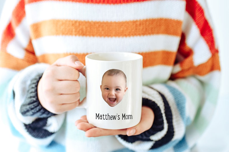 Baby Photo Gift, Baby Photo Mug, Custom Kid Mug, Personalized Photo ...