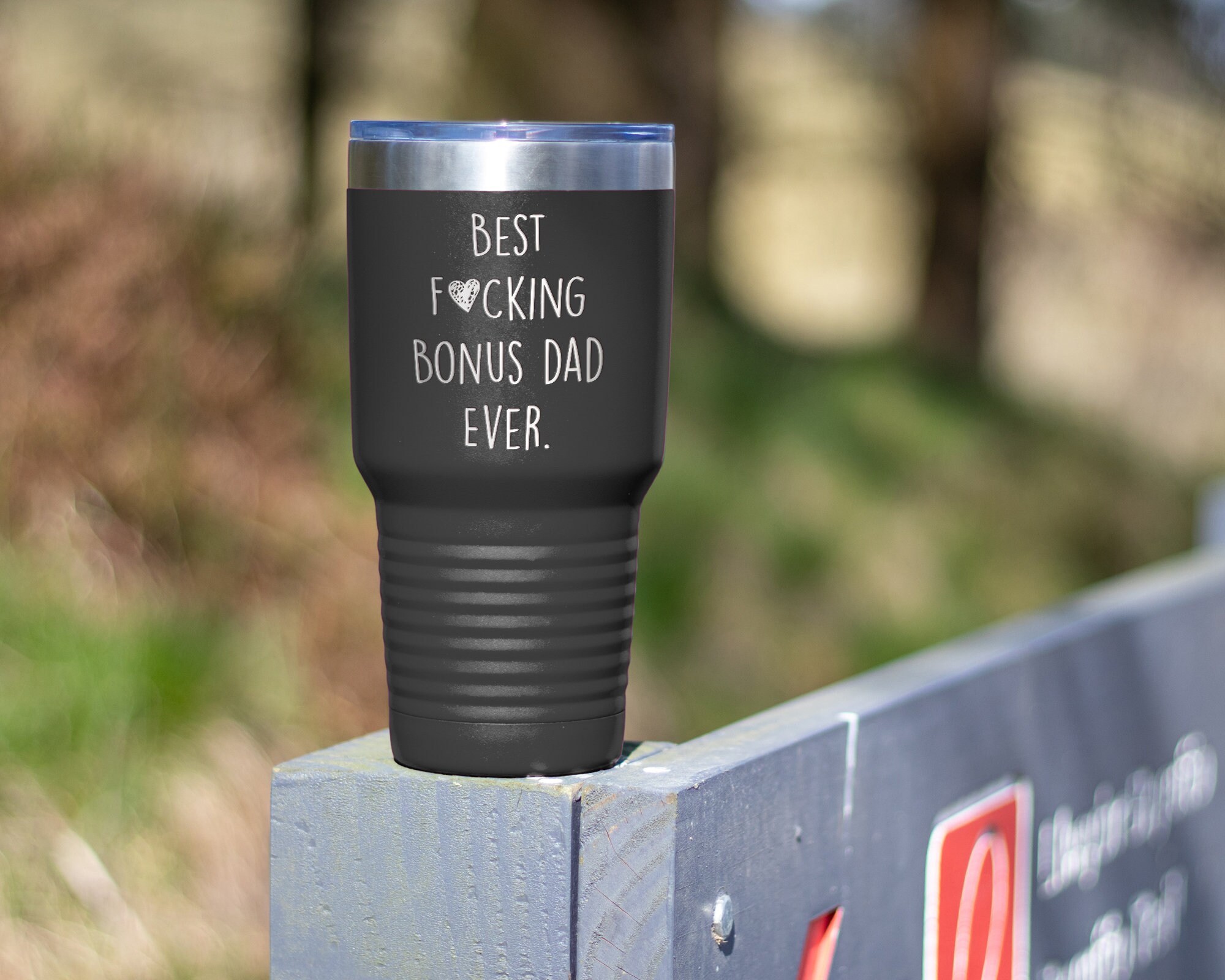 Funny Gift for Bonus Dad, Bonus Dad Fathers Day Gift, Bonus Dad Tumbler ...