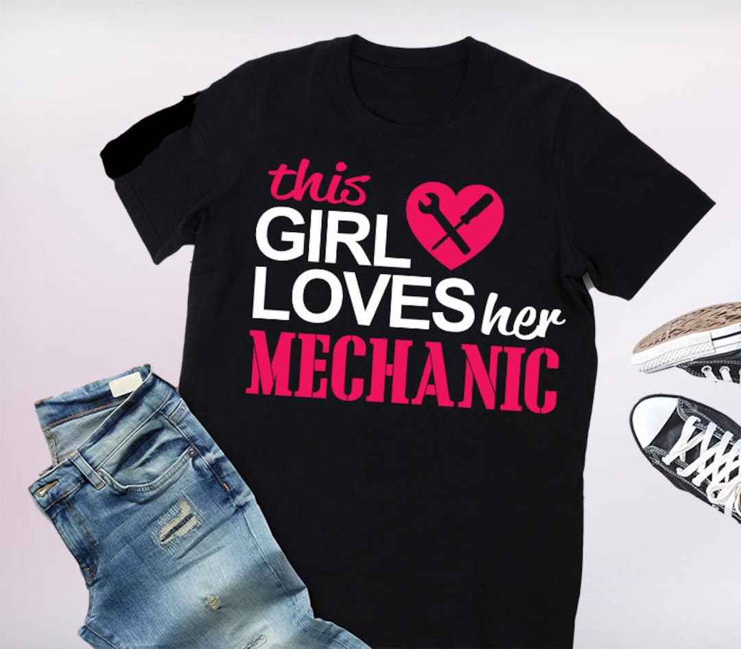 Mechanic Wife Shirt, Mechanic Wife, Mechanic Wife Gift, Proud Mechanic ...