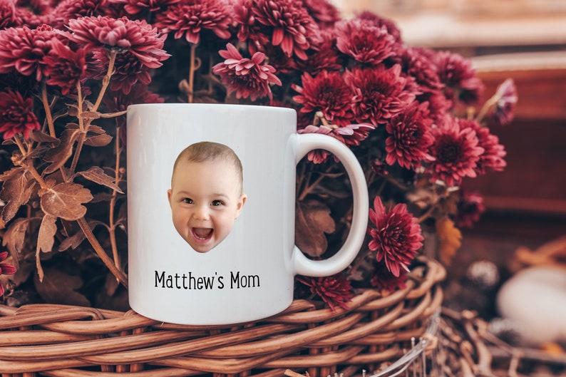 Baby Photo Gift, Baby Photo Mug, Custom Kid Mug, Personalized Photo ...