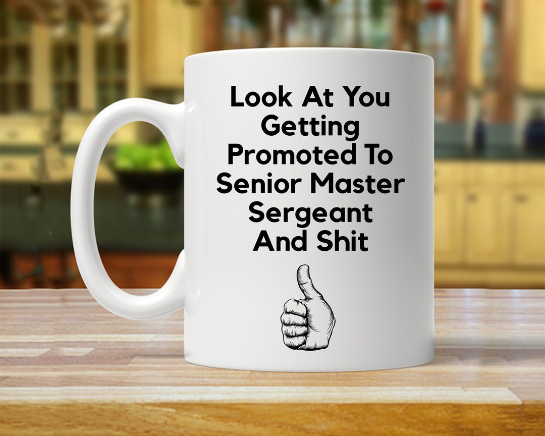Senior Master Sergeant Promotion, Senior Master Sergeant Gift, Funny ...