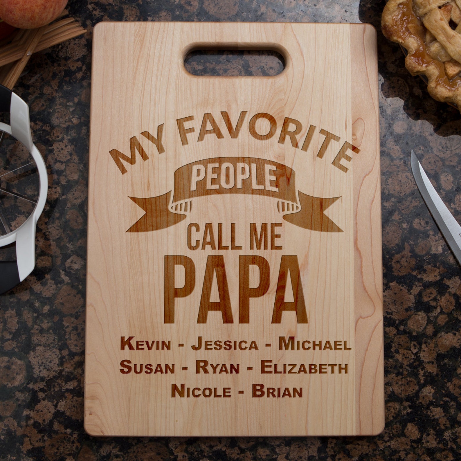 Papa Gift Gift for Papa Papa's Kitchen Papa Cutting - Etsy