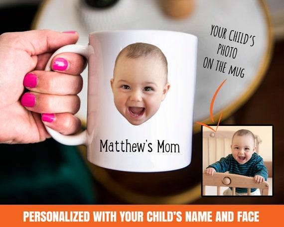 Baby Photo Gift Baby Photo Mug Custom Kid Mug Personalized | Etsy
