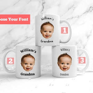 Baby Photo Gift, Baby Photo Mug, Custom Child Mug, Personalized Photo ...