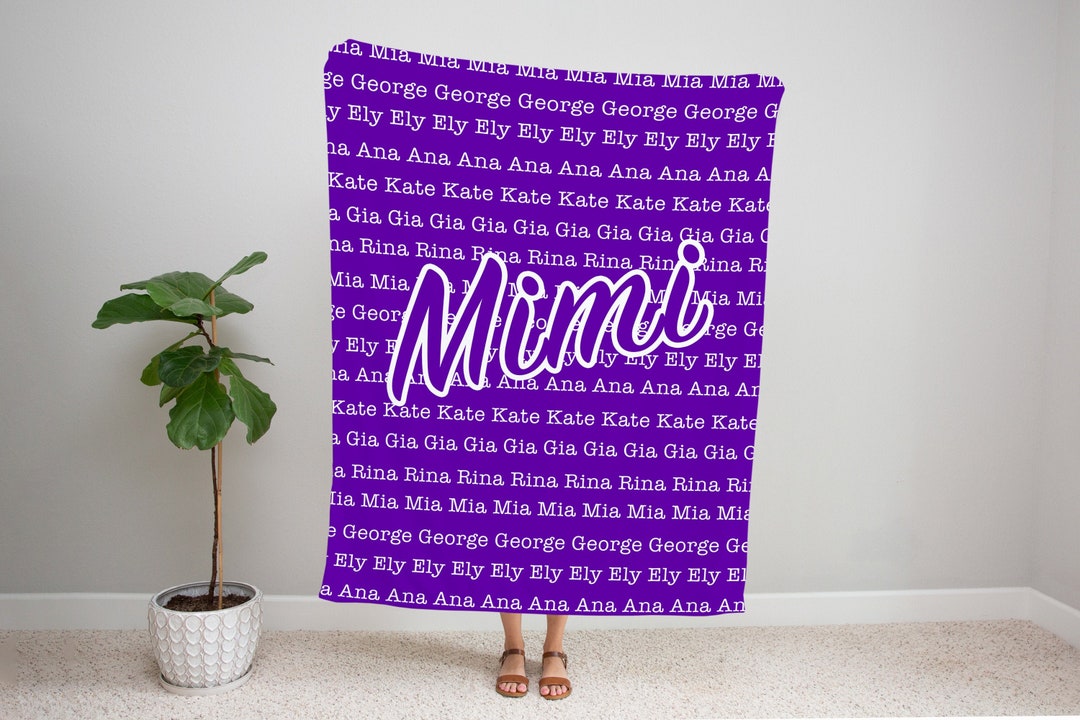 Personalized Blanket for Mimi, Mimi Gift, Mimi Blanket, Blanket for ...