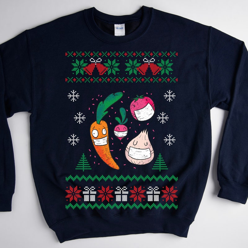 Vegan Christmas Sweater - Etsy