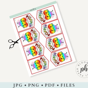 Poppin Valentine's Day Gift | Pop It Valentines Friendship Card ...