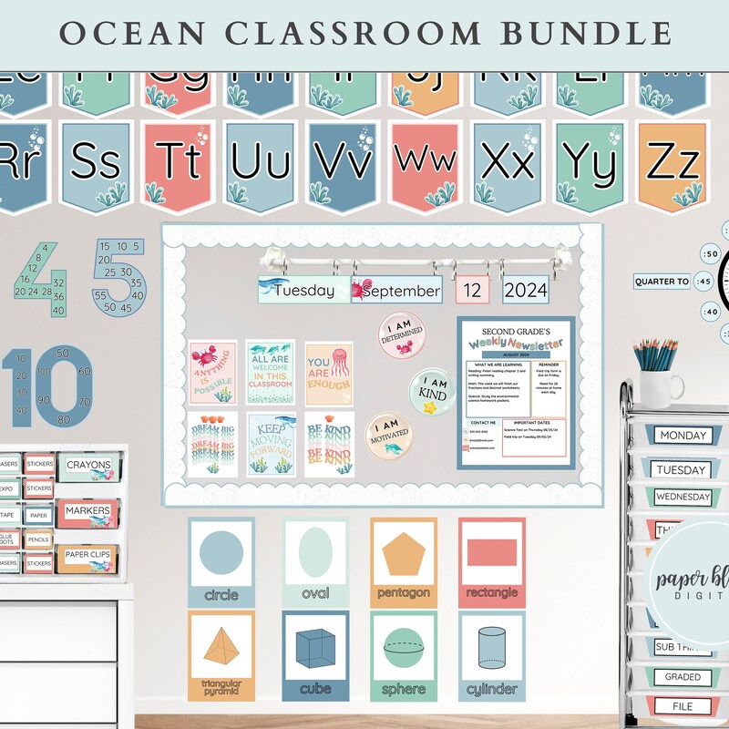 Ocean Theme Classroom - Etsy