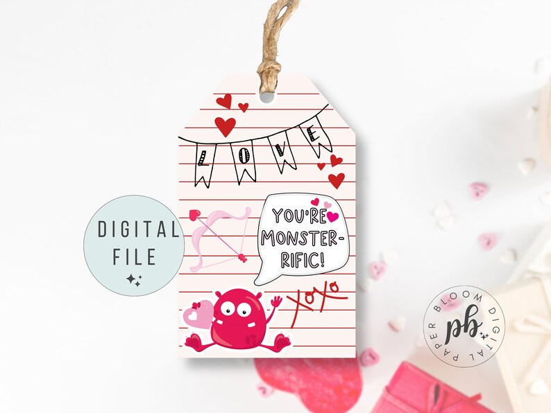 Monster-rific Valentine's Day Cards Classroom Valentine's Exchange ...