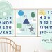Set of 3 Educational Homeschooling Cloud and Sun Theme Charts | Pre-k ...
