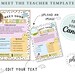 Meet the Teacher Template | Personalized Editable Template for Back to ...