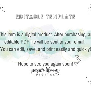 Meet the Teacher Editable Template | Greenery Eucalyptus Theme ...