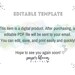 Meet the Teacher Editable Template | Greenery Eucalyptus Theme ...