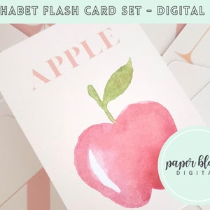 ABC Alphabet Flash Cards Set | Whimsical Alphabet Flashcards for Pre-k ...