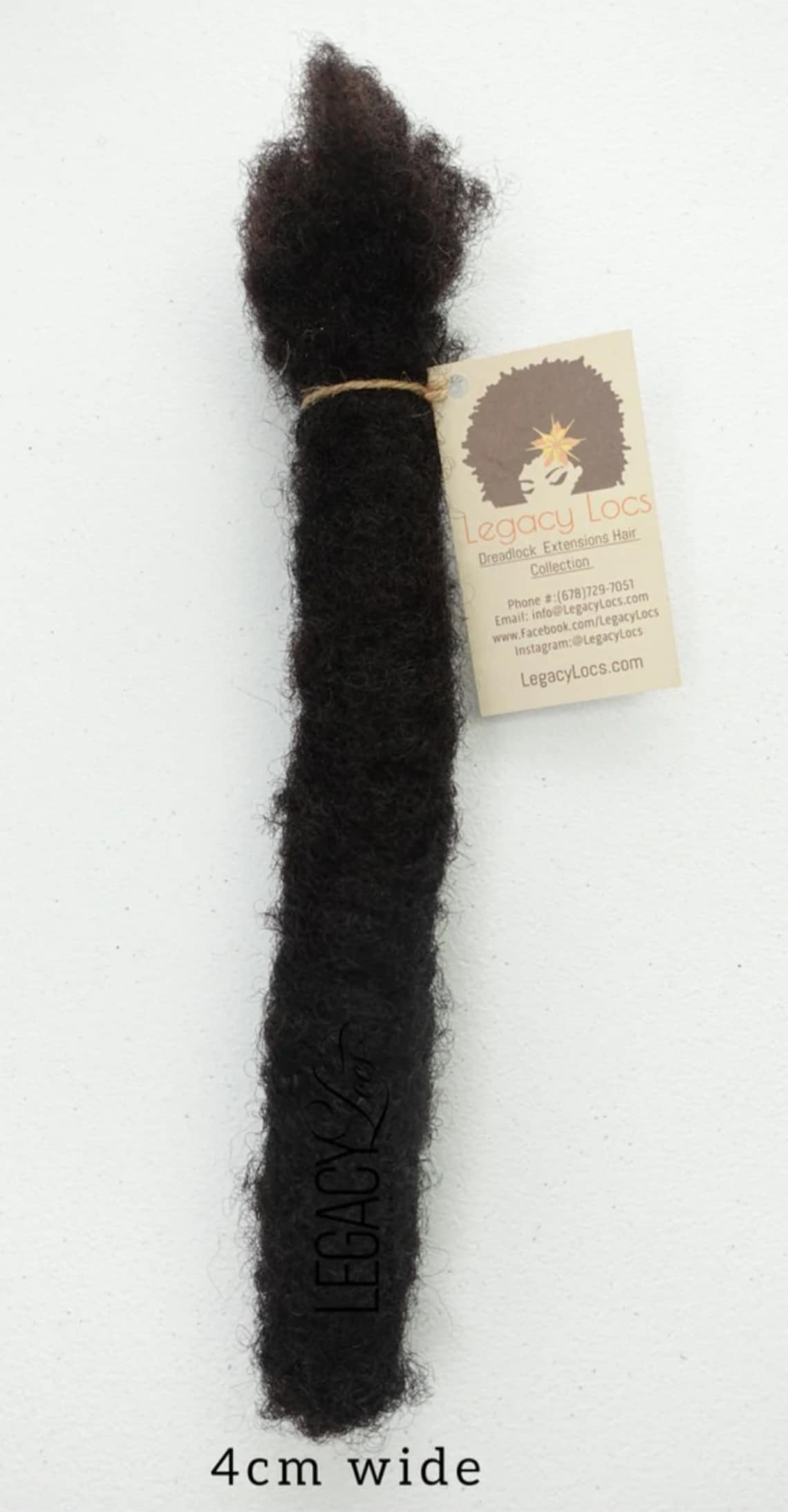 Wick Loc Extensions Handmade 100% Human Hair (1 WICK per Bundle Listing ...