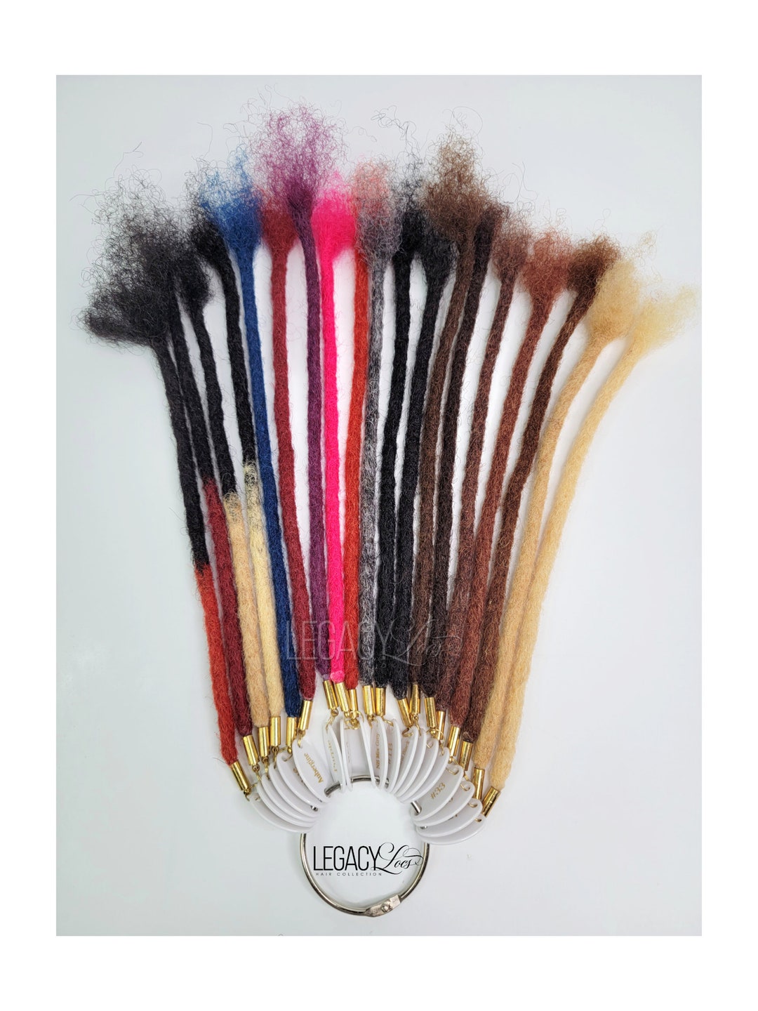 Legacy Locs Extensions Color Sample Loc Set - Etsy