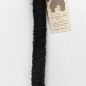 Wick Loc Extensions Handmade 100% Human Hair (1 WICK per Bundle Listing ...