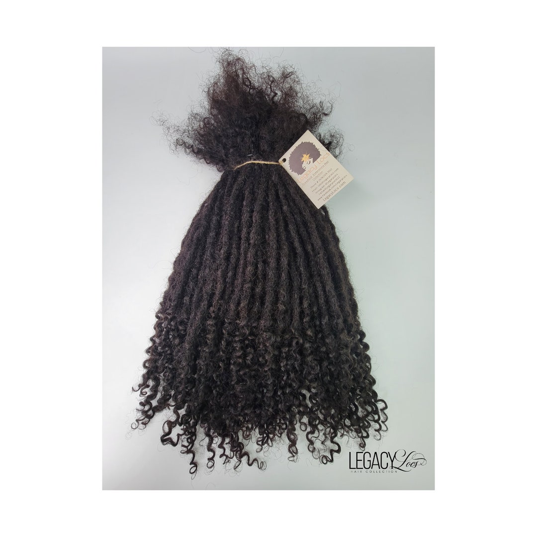 Fusion Loc Extensions Handmade 100% Human Hair (10 Locs per Bundle) - Etsy