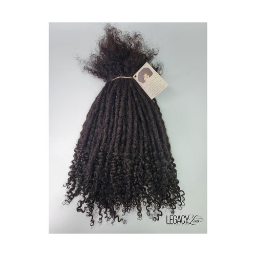 100% Human Hair Loc Extensions - Etsy