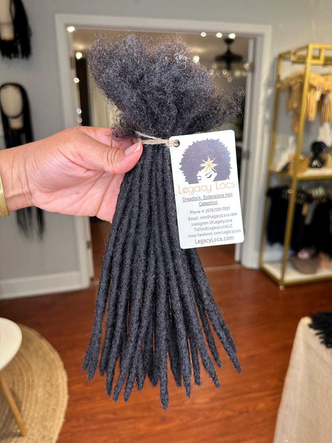 30 LOCS Standard Loc Extensions Handmade 100% Human Hair - Etsy