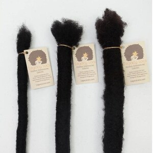 Wick Loc Extensions Handmade 100% Human Hair (1 WICK per Bundle Listing ...