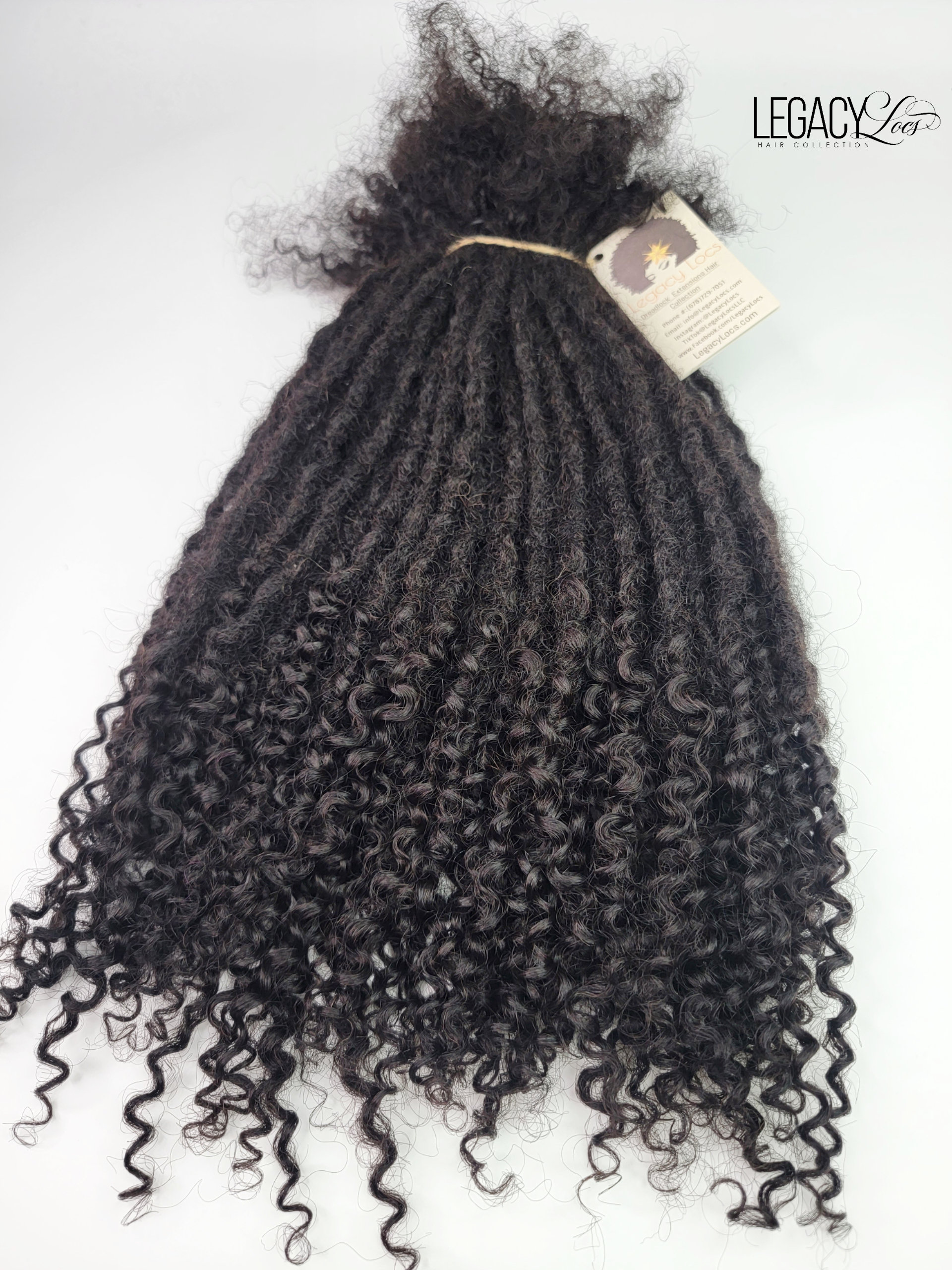 Fusion Loc Extensions Handmade 100% Human Hair (10 Locs per Bundle) - Etsy